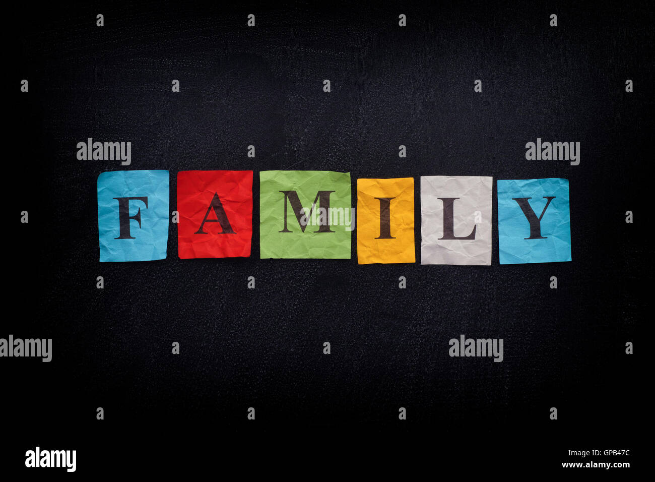 Family word hi-res stock photography and images - Alamy