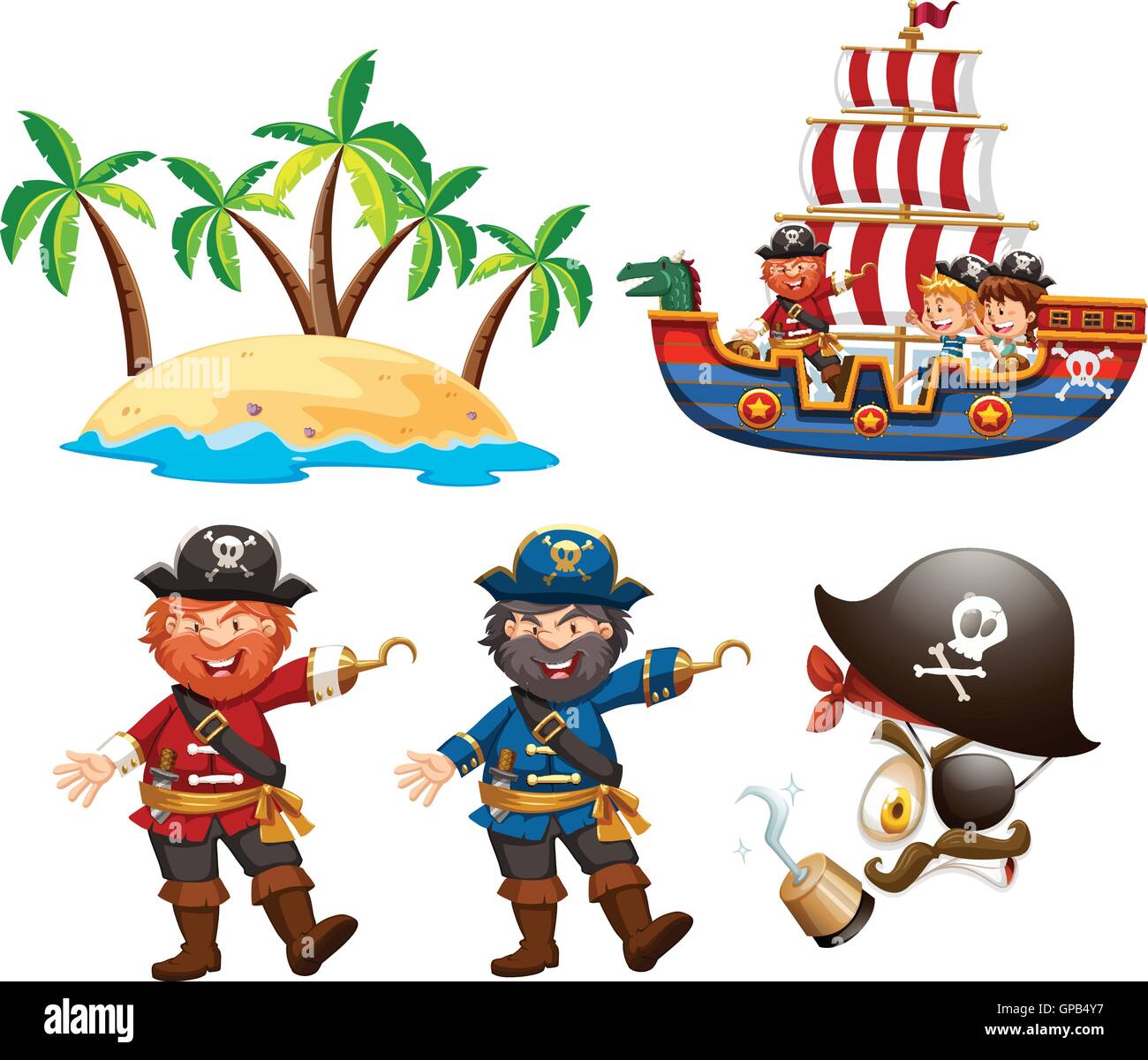 Pirates image Stock Vector Images - Alamy