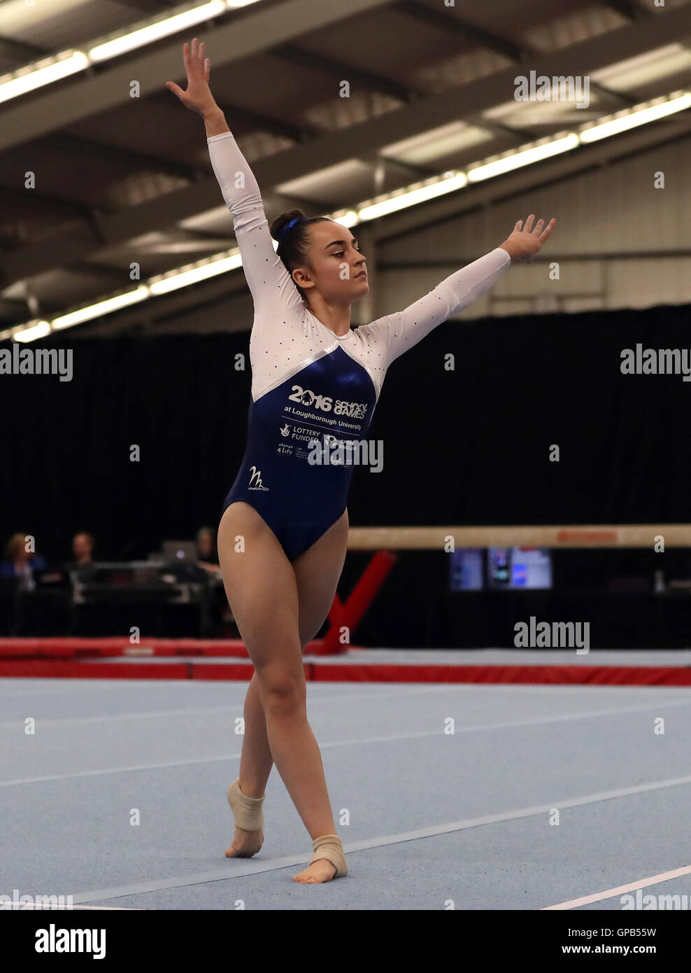 Scotland's Sarah McKenzie in action on the Floor during the Gymnastics ...