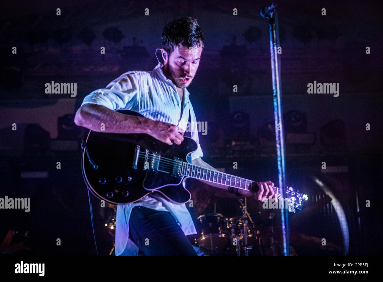 Milan, Italy. 02nd Sep, 2016. The british rock band Editors pictured on ...