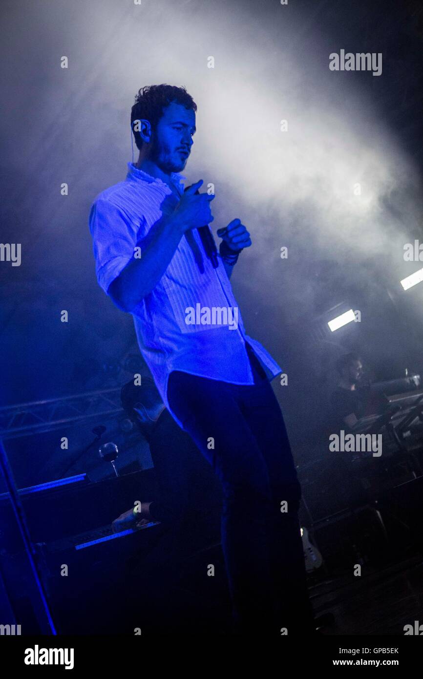 Milan, Italy. 02nd Sep, 2016. The british rock band Editors pictured on ...