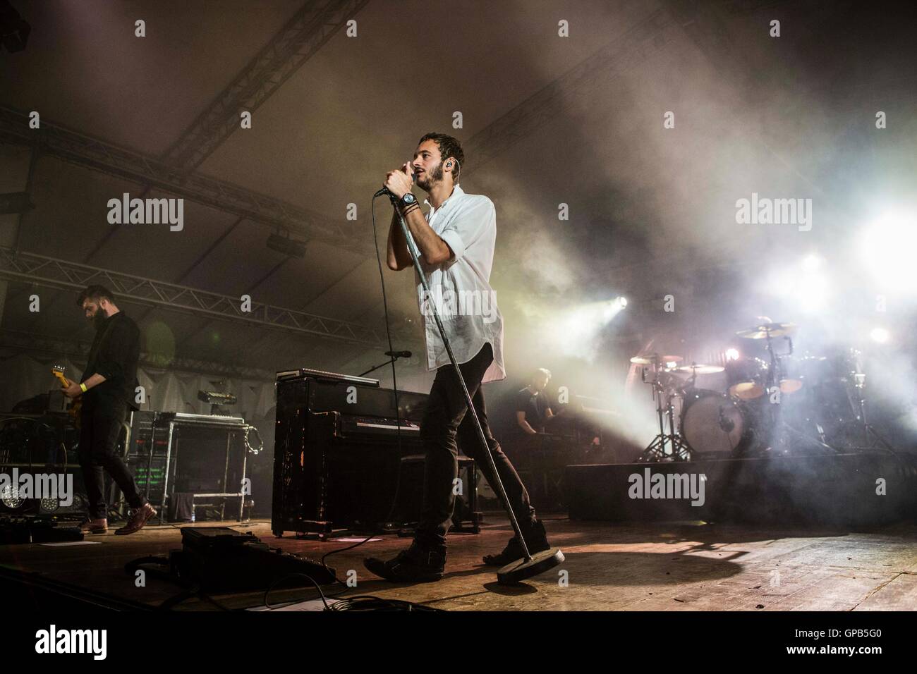 Milan, Italy. 02nd Sep, 2016. The british rock band Editors pictured on ...