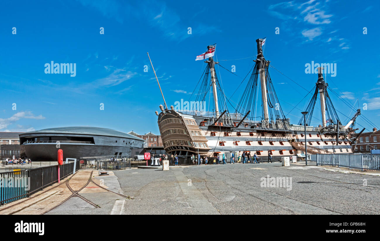 The Mary Rose museum in Portsmouth Historic Dockyard Portsmouth England ...