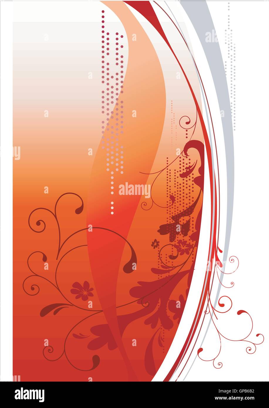 Red abstract design Stock Vector Image & Art - Alamy