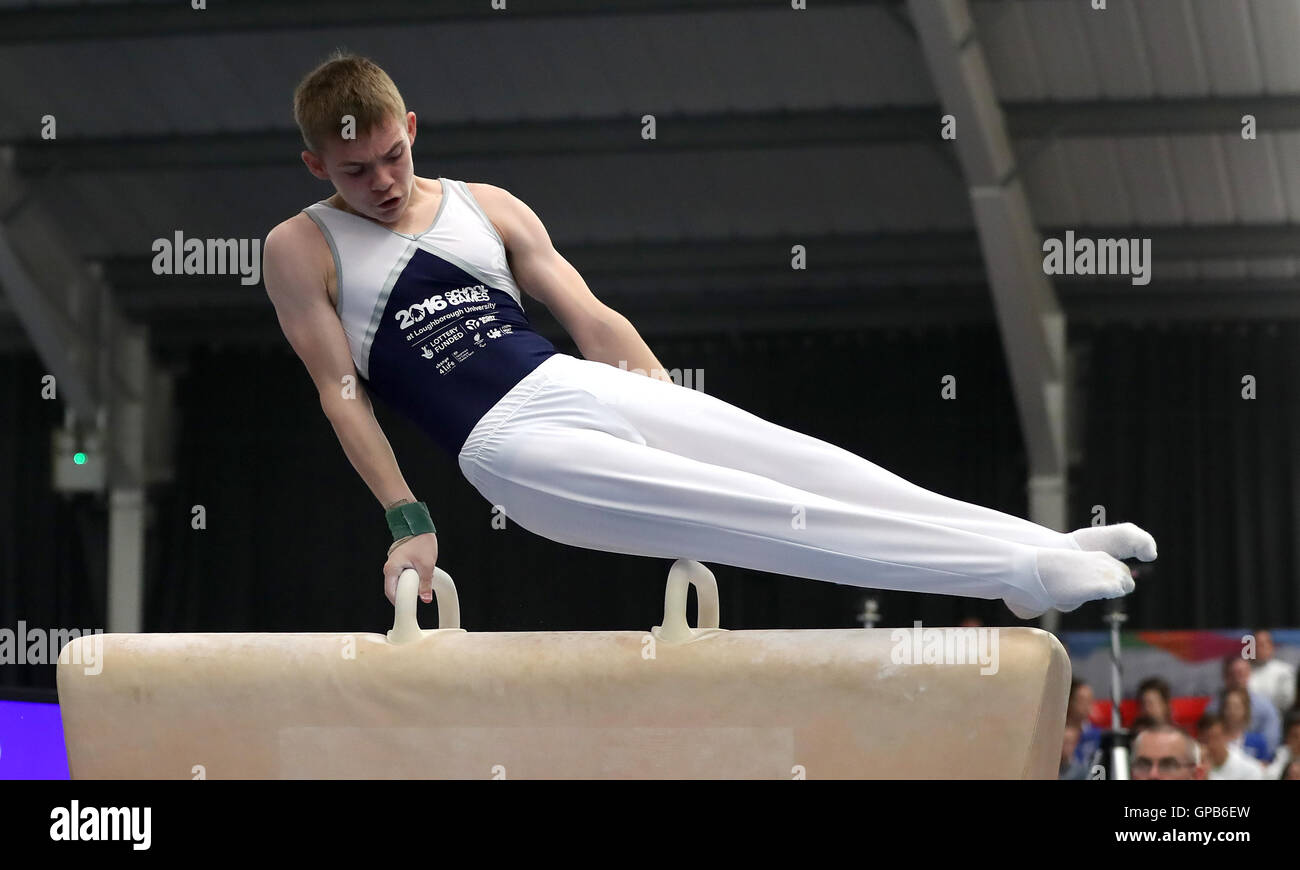 Scotland's David Weir in action on the Pommel Horse during the ...
