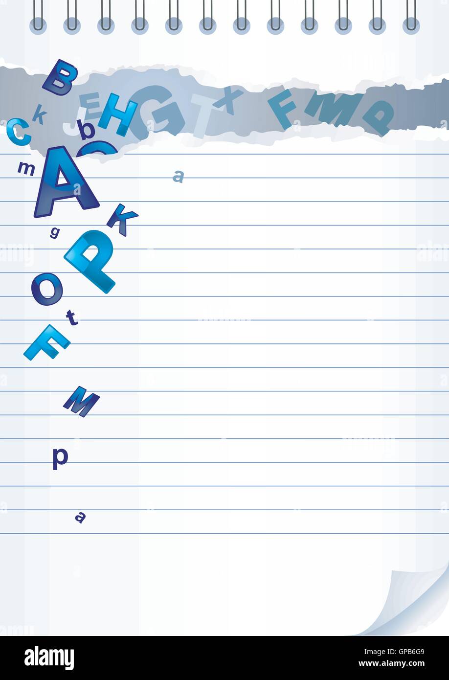 Spiral of letters Stock Vector Images - Alamy