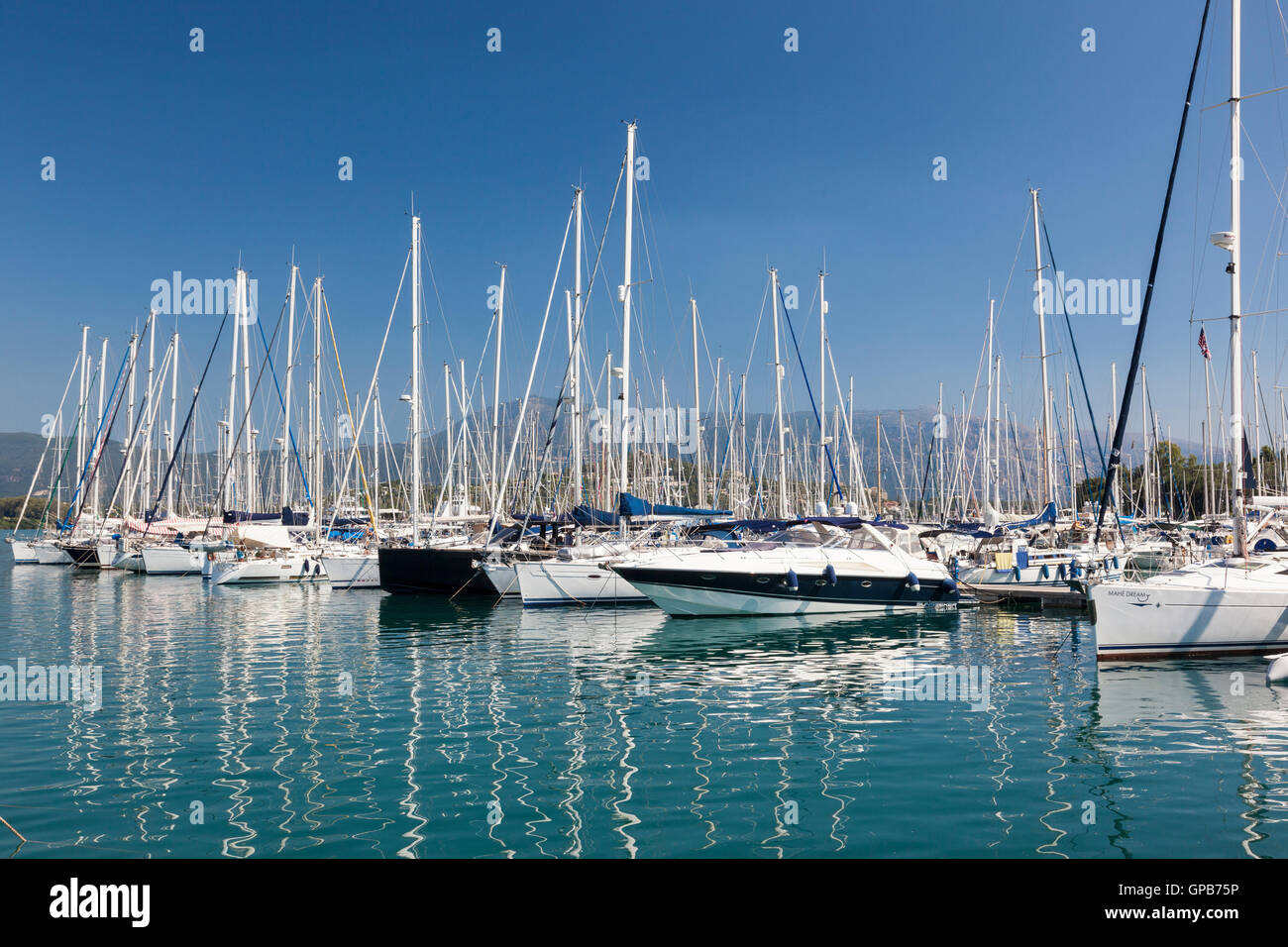 Gouvia Marina, Corfu, Greece Stock Photo - Alamy