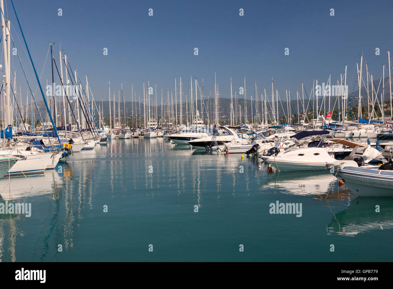 Gouvia Marina, Corfu, Greece Stock Photo - Alamy