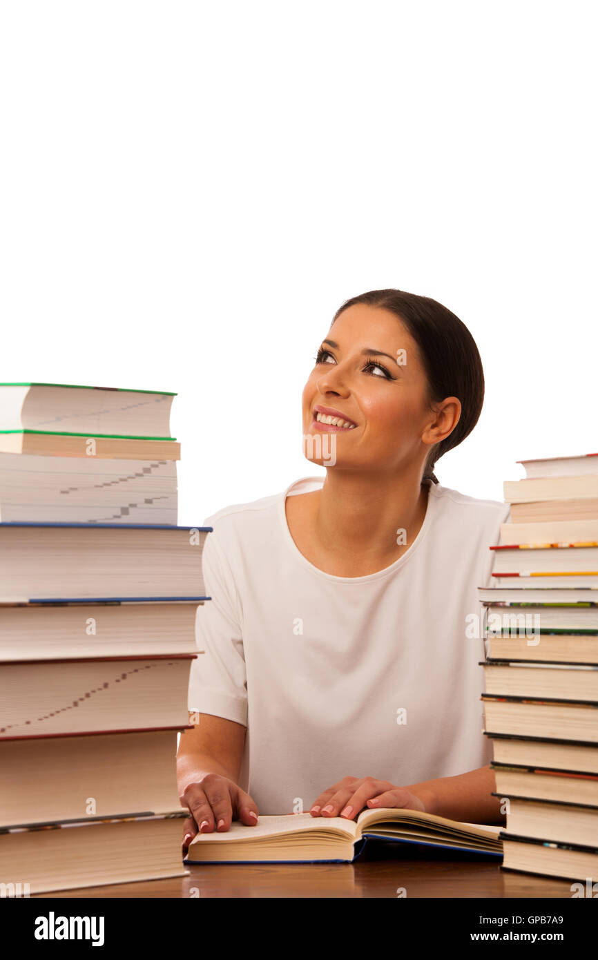 Pile of school books hi-res stock photography and images - Alamy