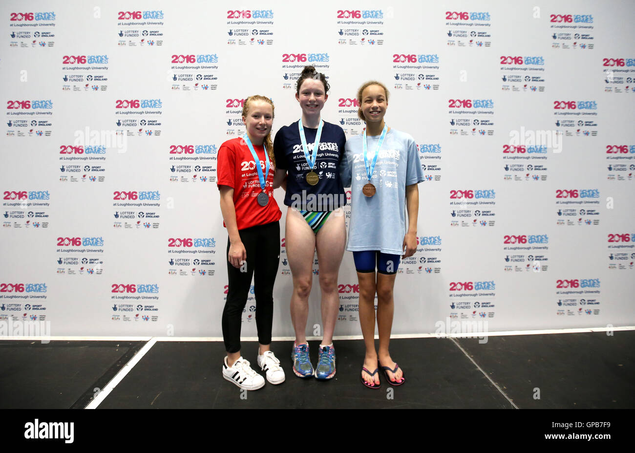 (left-right) Megan Allison, Keanna MacInnes and Serena Iheagwaram take ...