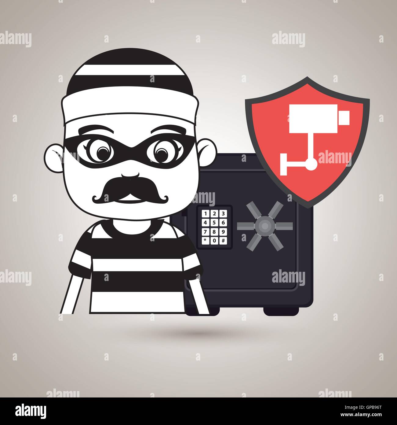 criminal box safe security Stock Vector Image & Art - Alamy
