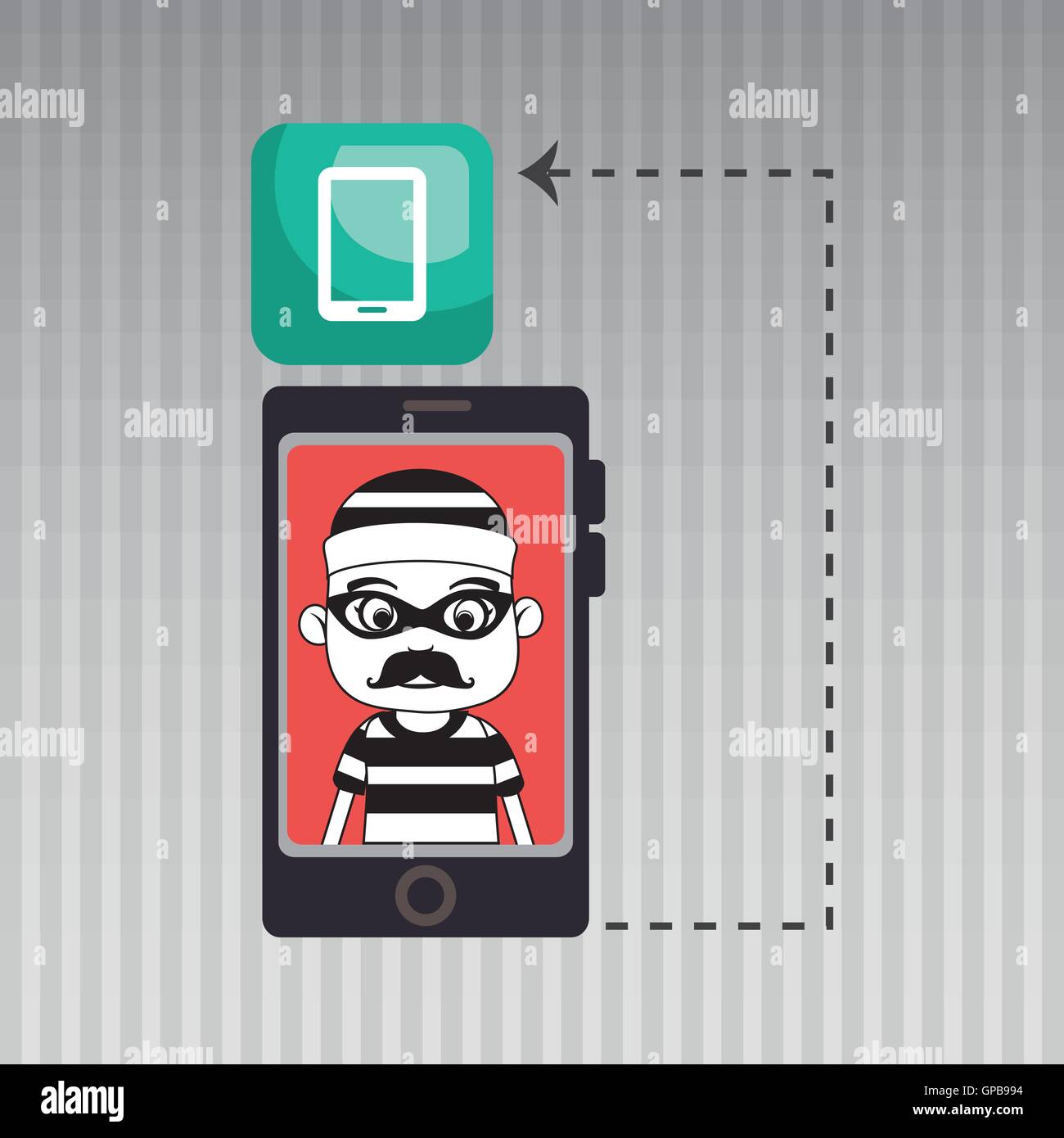 smartphone security information design Stock Vector Image & Art - Alamy