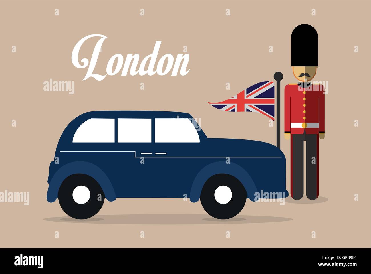 soldier car london england design Stock Vector Image & Art - Alamy