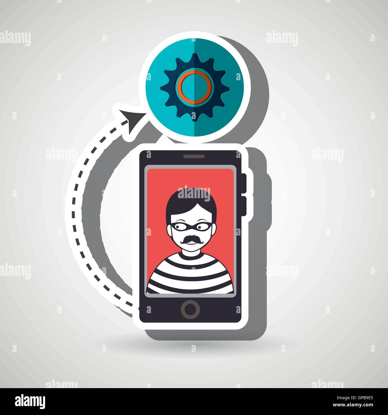 cellphone hacker app icons Stock Vector Image & Art - Alamy