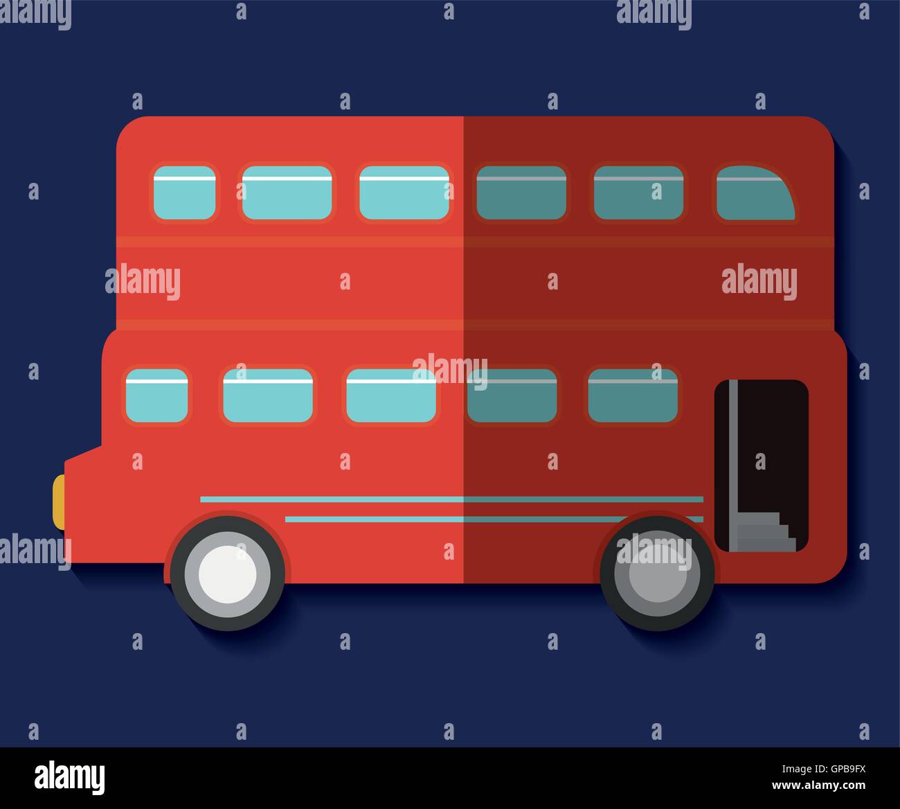 Bus england historical Stock Vector Images - Alamy