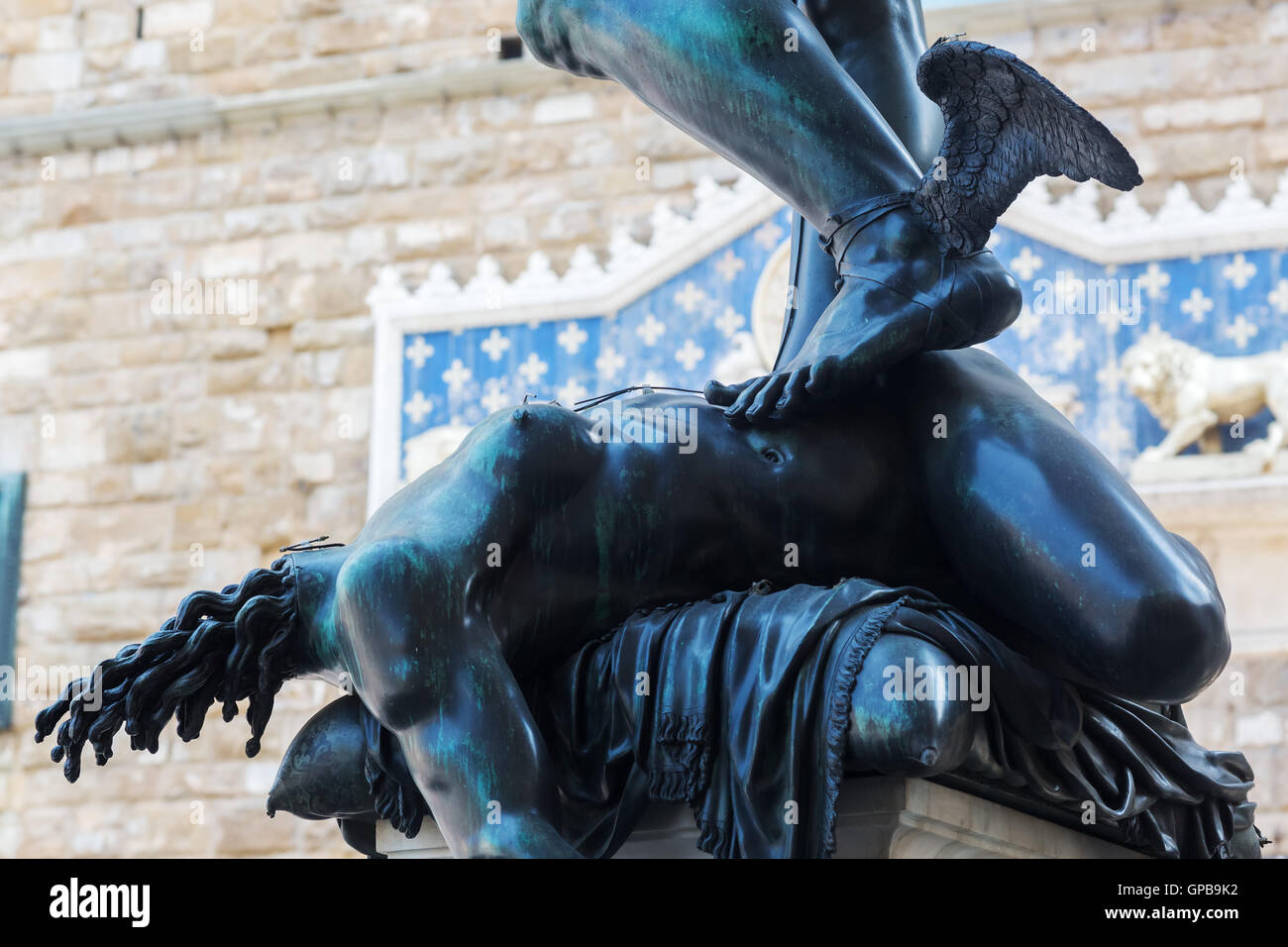 Florence perseus sculpture hi-res stock photography and images - Alamy