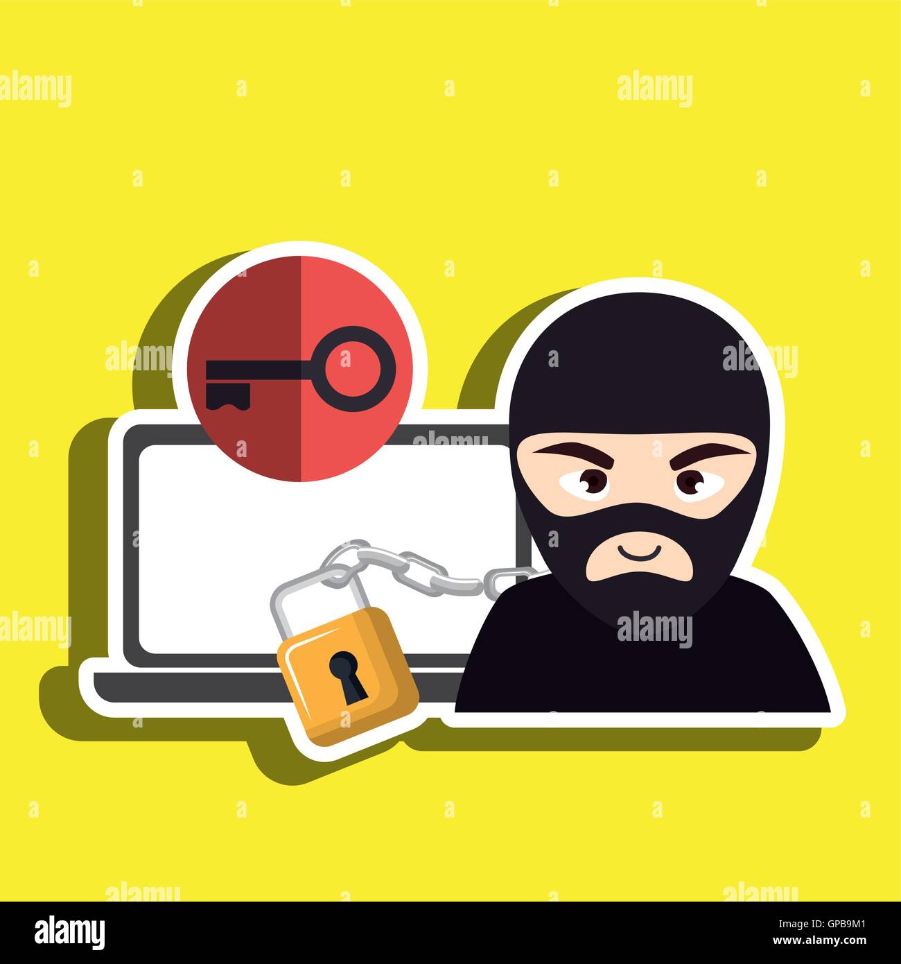 pc hacker safe design Stock Vector Image & Art - Alamy