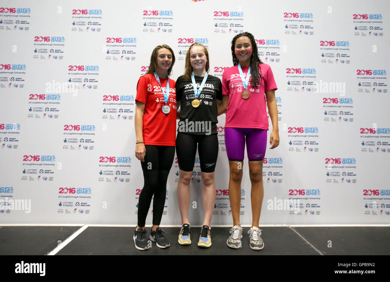 (left to right) Rebecca Sutton, Jane Brown and Athena Clayson take to ...