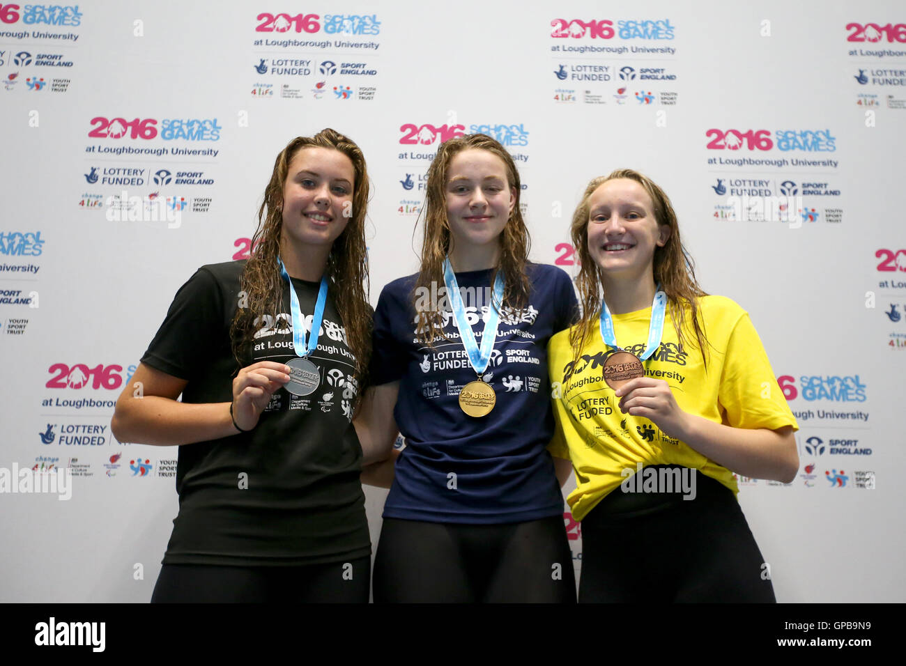 (left to right) Sophie Hobbah, Lexie Waller and Lily Bosely take to the ...
