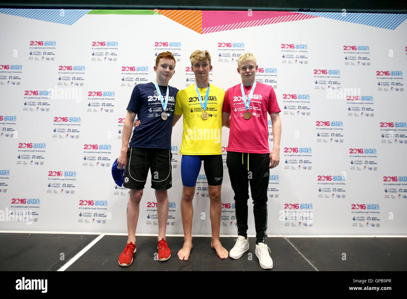 (left to right) Archie Goodburn, Matthew George and James Watson take ...