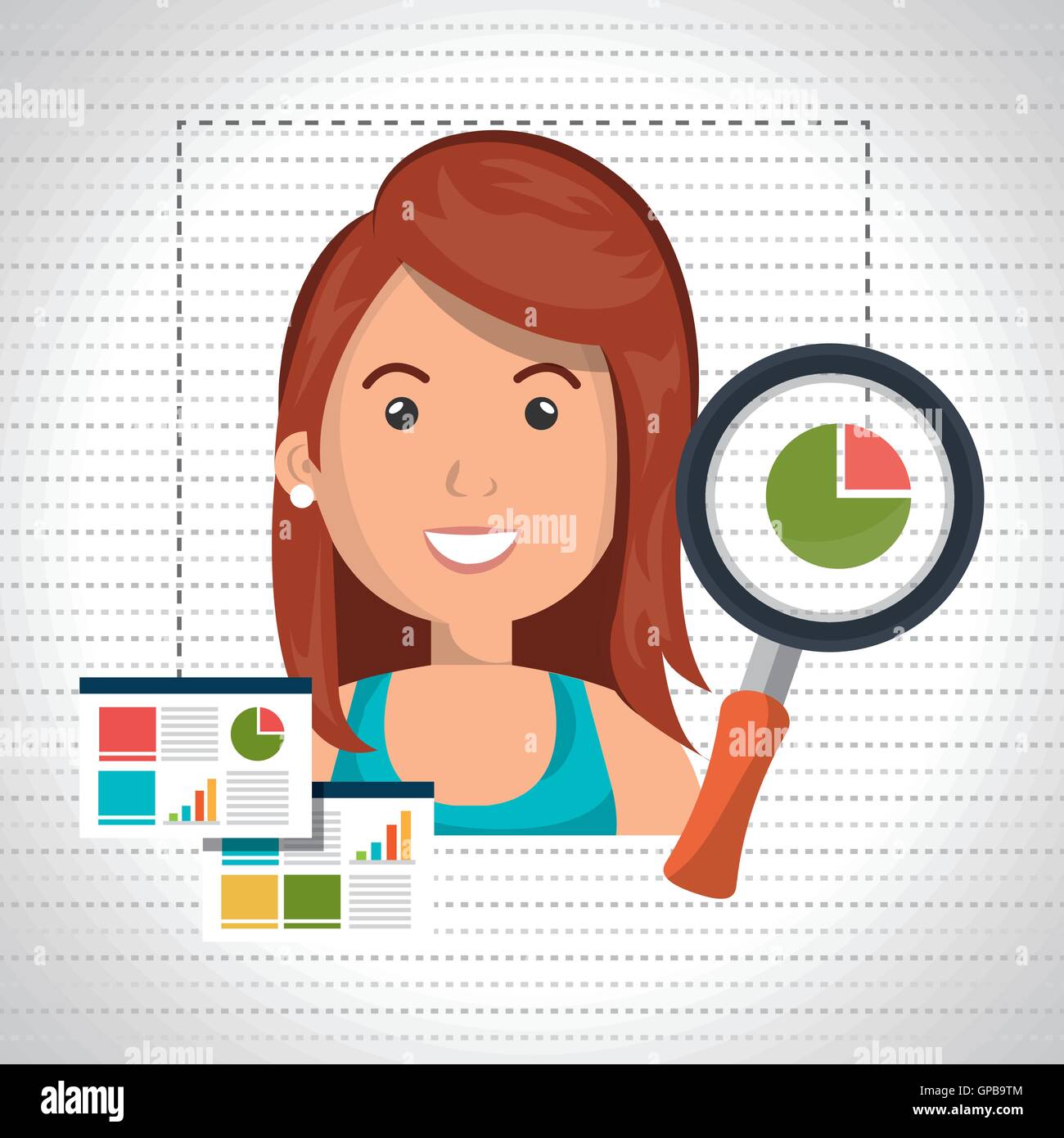woman statistics graphic search Stock Vector Image & Art - Alamy