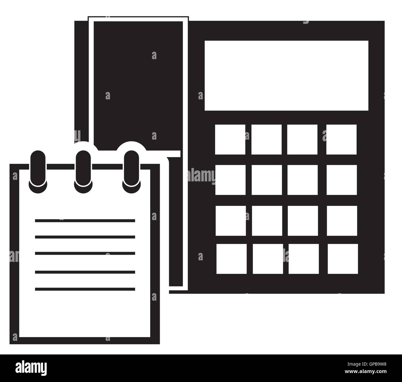 Answer landline phone Stock Vector Images - Alamy