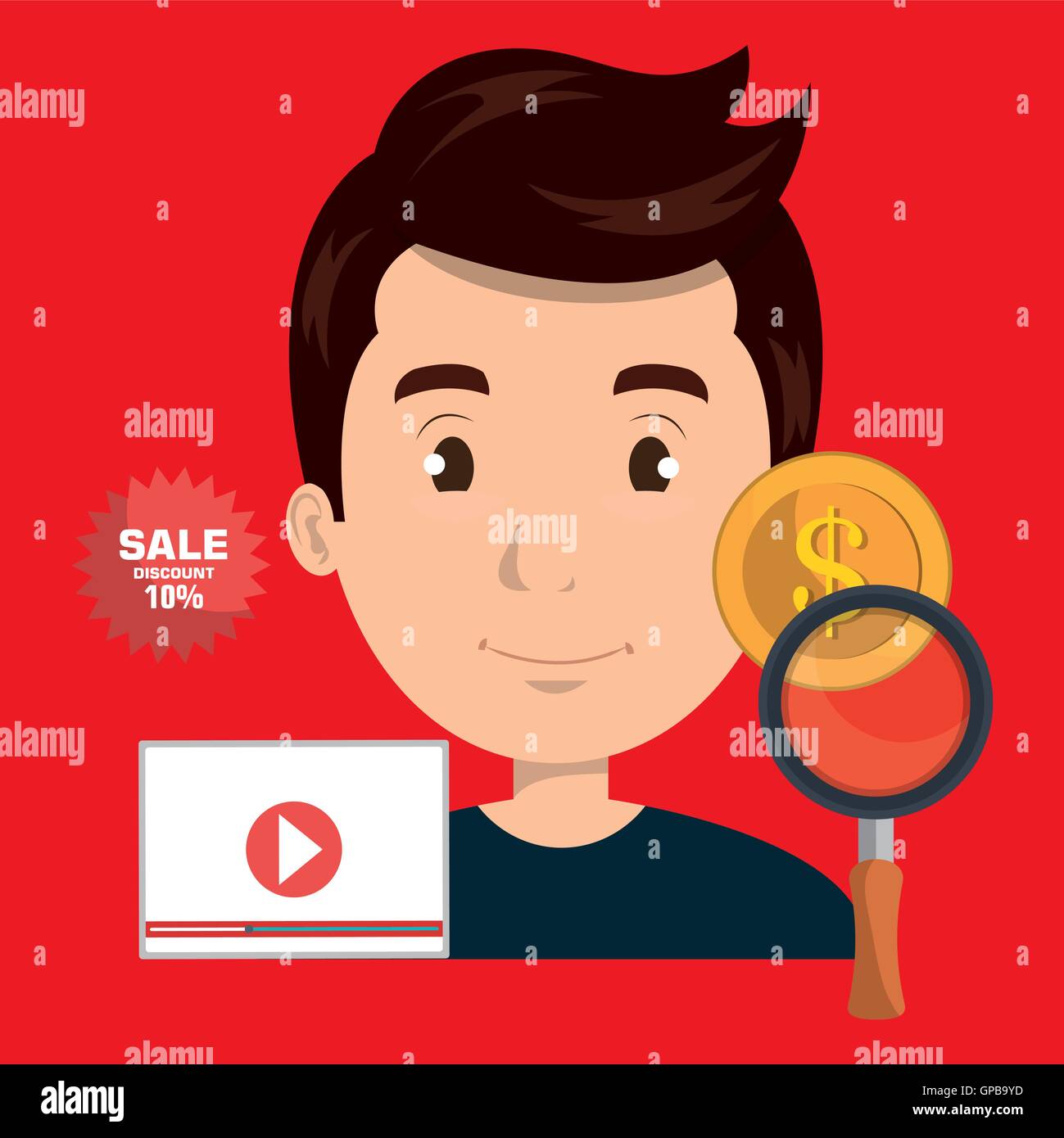 man credit card search Stock Vector Image & Art - Alamy