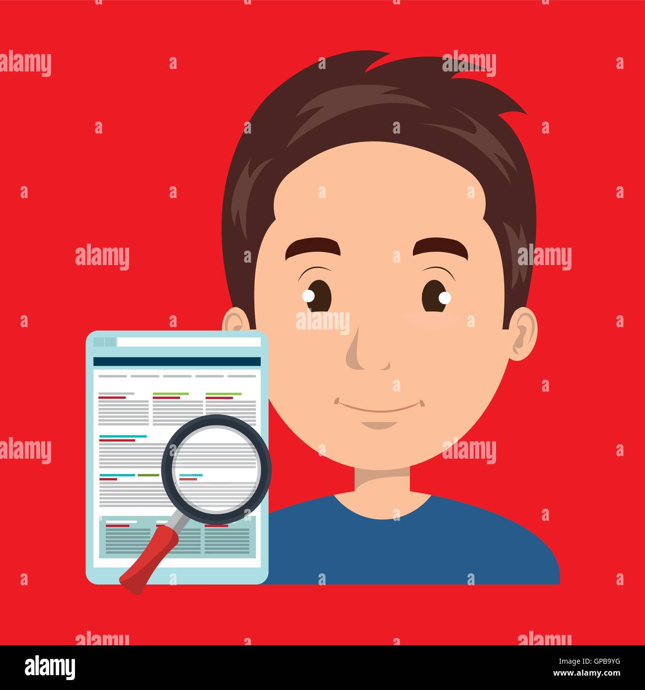 Man search billing hi-res stock photography and images - Alamy