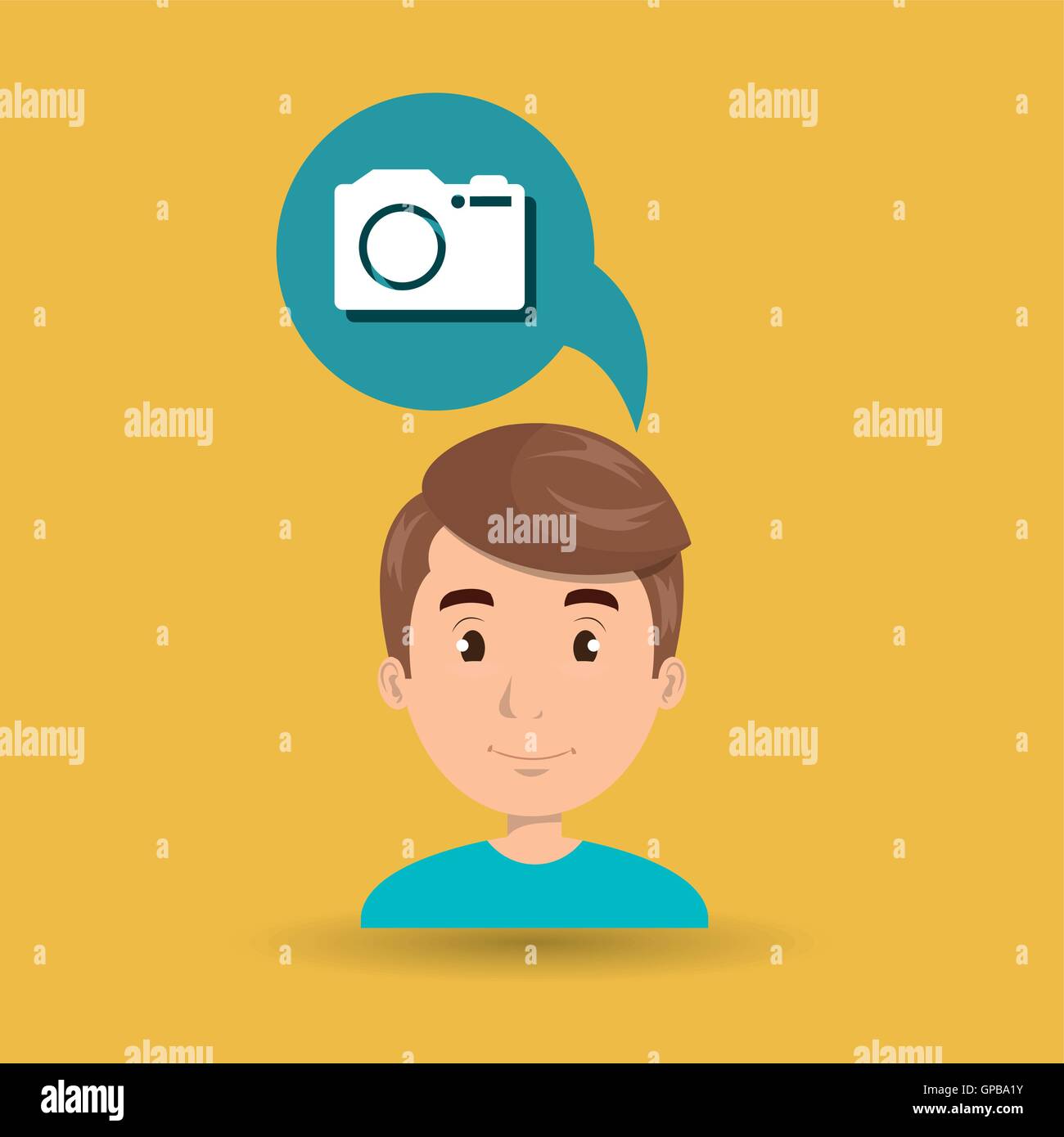 Man blond active Stock Vector Images - Alamy