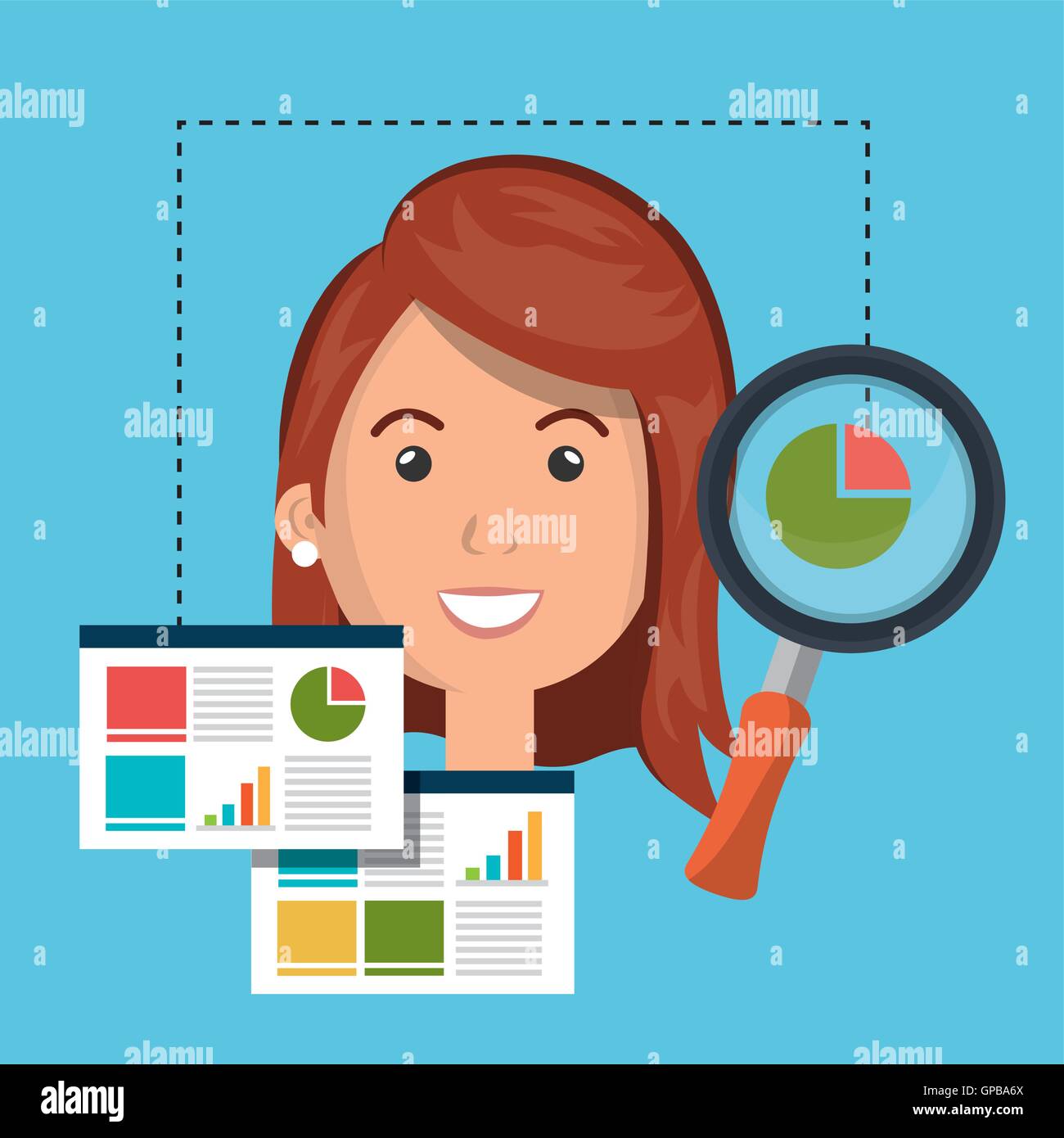 woman statistics graphic search Stock Vector Image & Art - Alamy