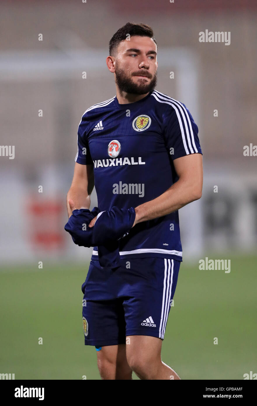 Scotland's Robert Snodgrass during a training session at the Ta'Qali ...