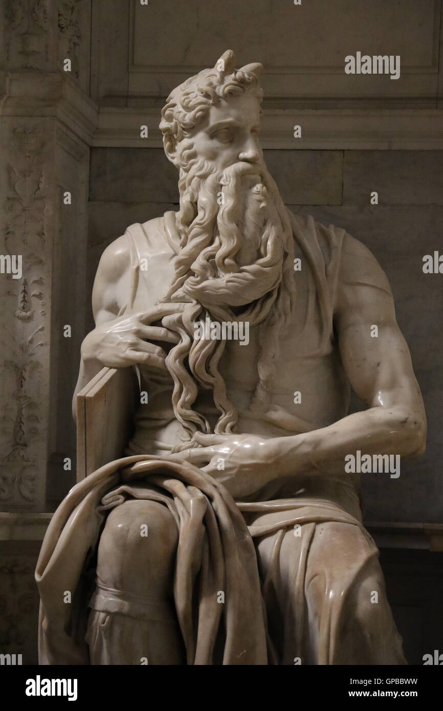 Michelangelos moses hi-res stock photography and images - Alamy