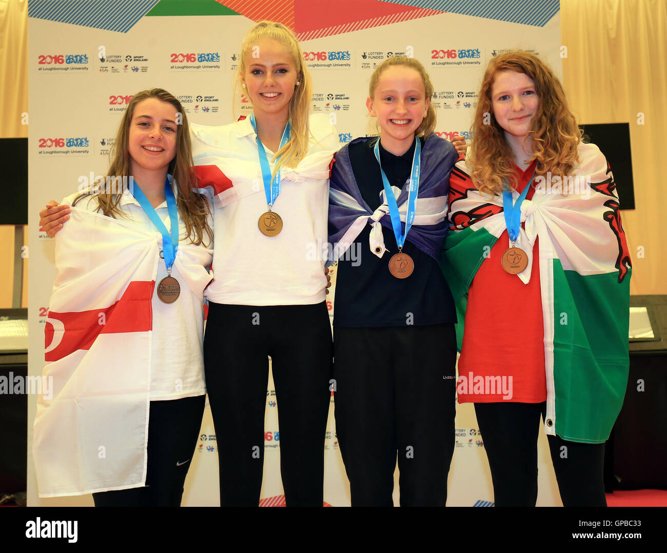 (left to right) England's Danielle Lawson (silver), England's Danielle ...