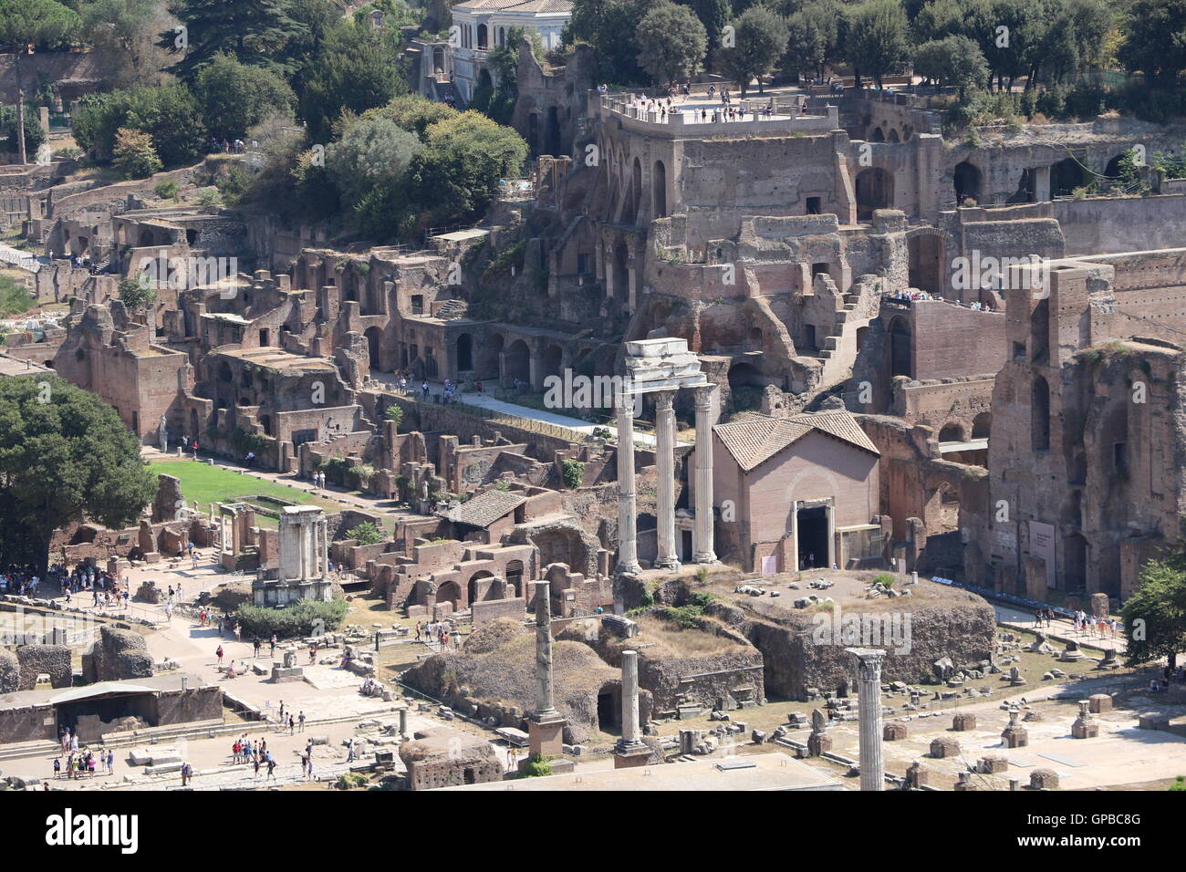 View of the Roman Forum in Rome Stock Photo - Alamy
