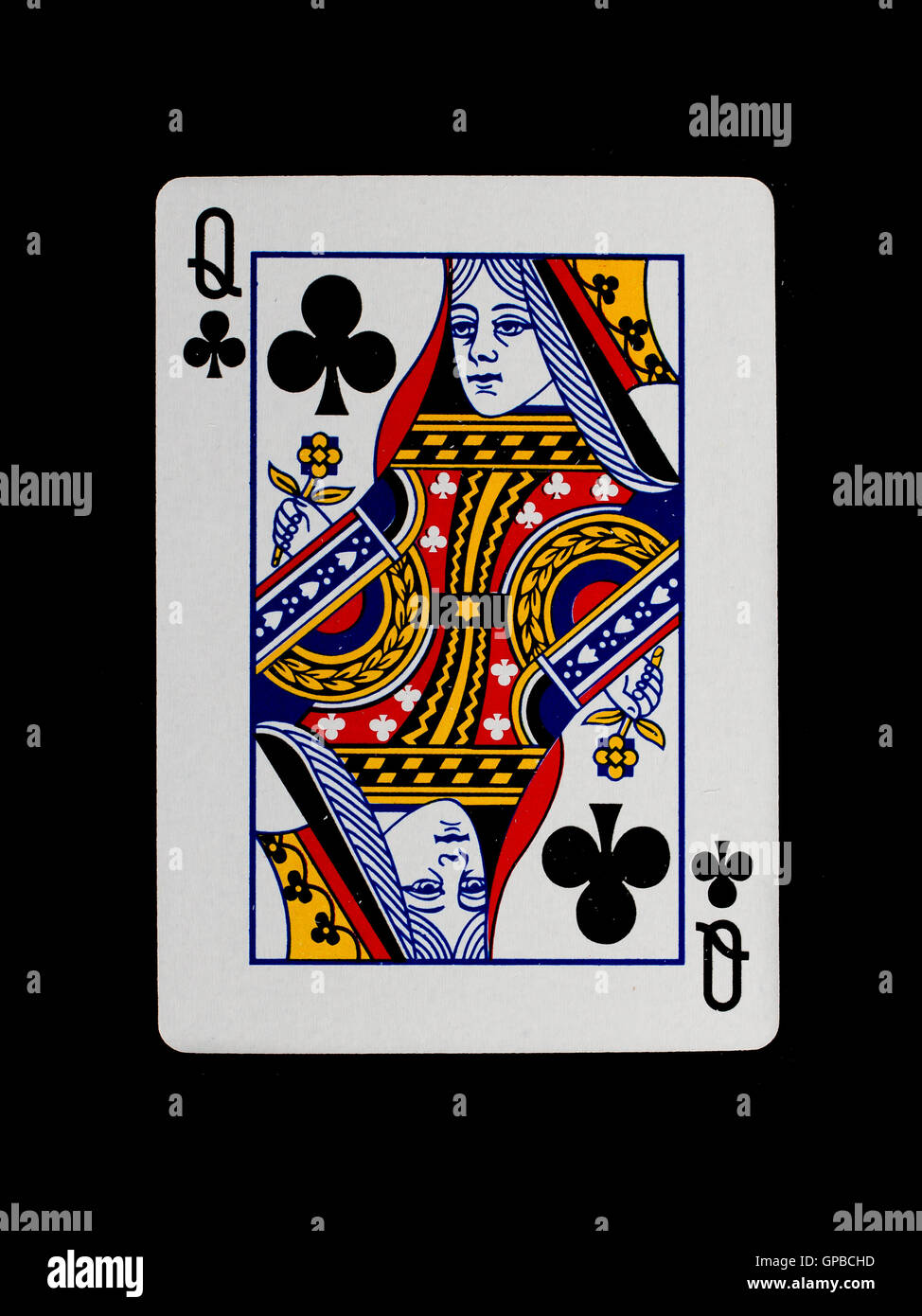 Playing card (queen Stock Photo - Alamy
