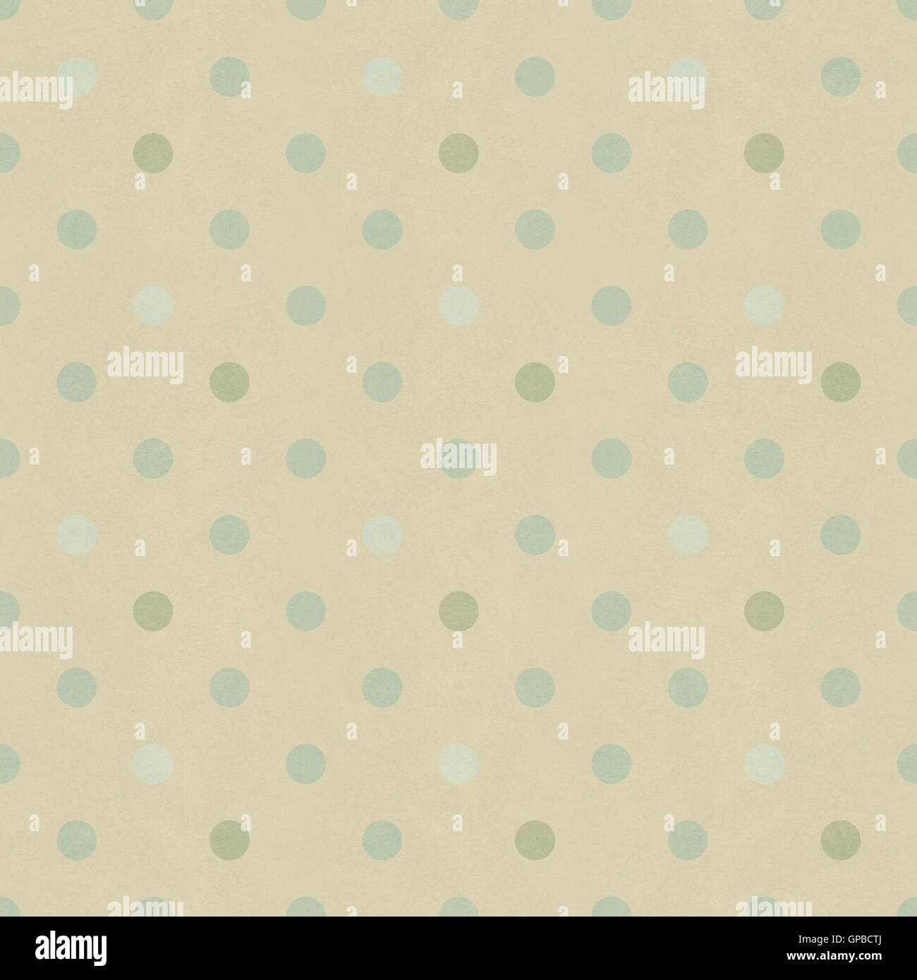 Seamless polka dots pattern on vintage paper texture Stock Photo - Alamy