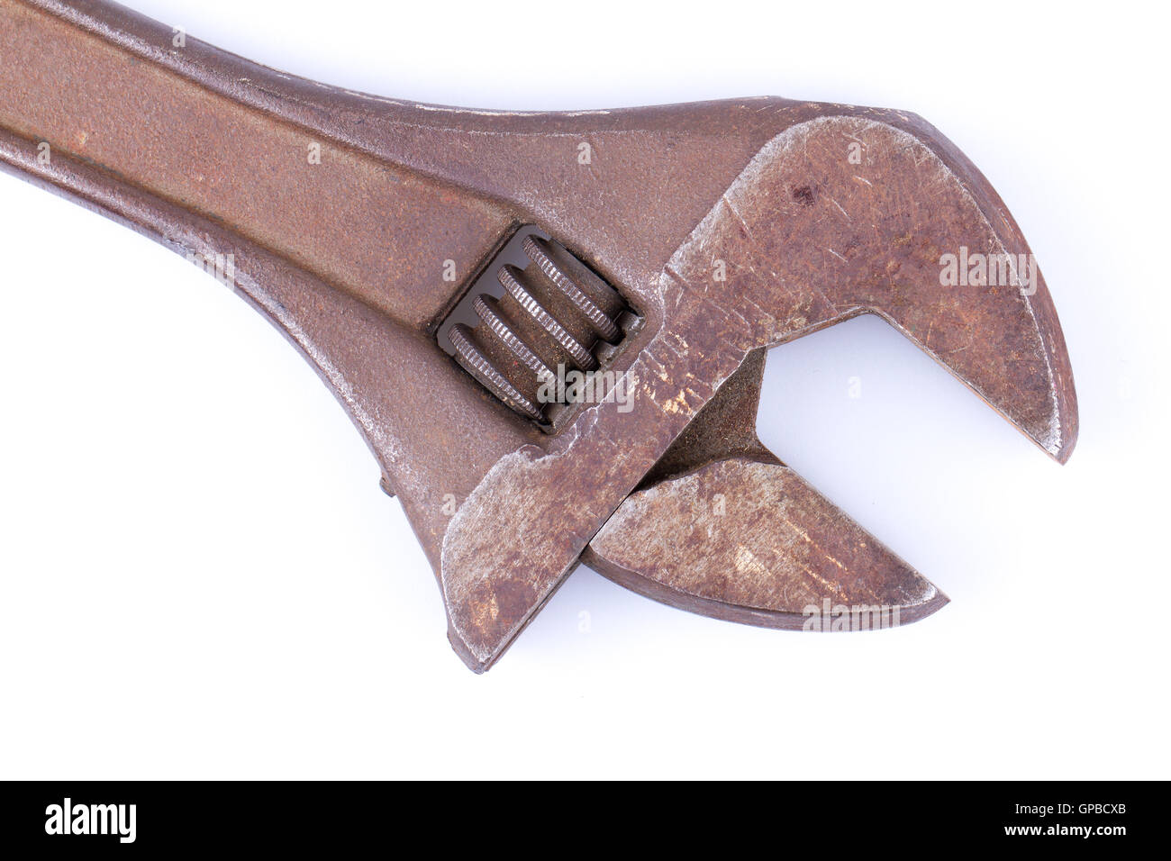 Rusty vector wrench Stock Photo - Alamy