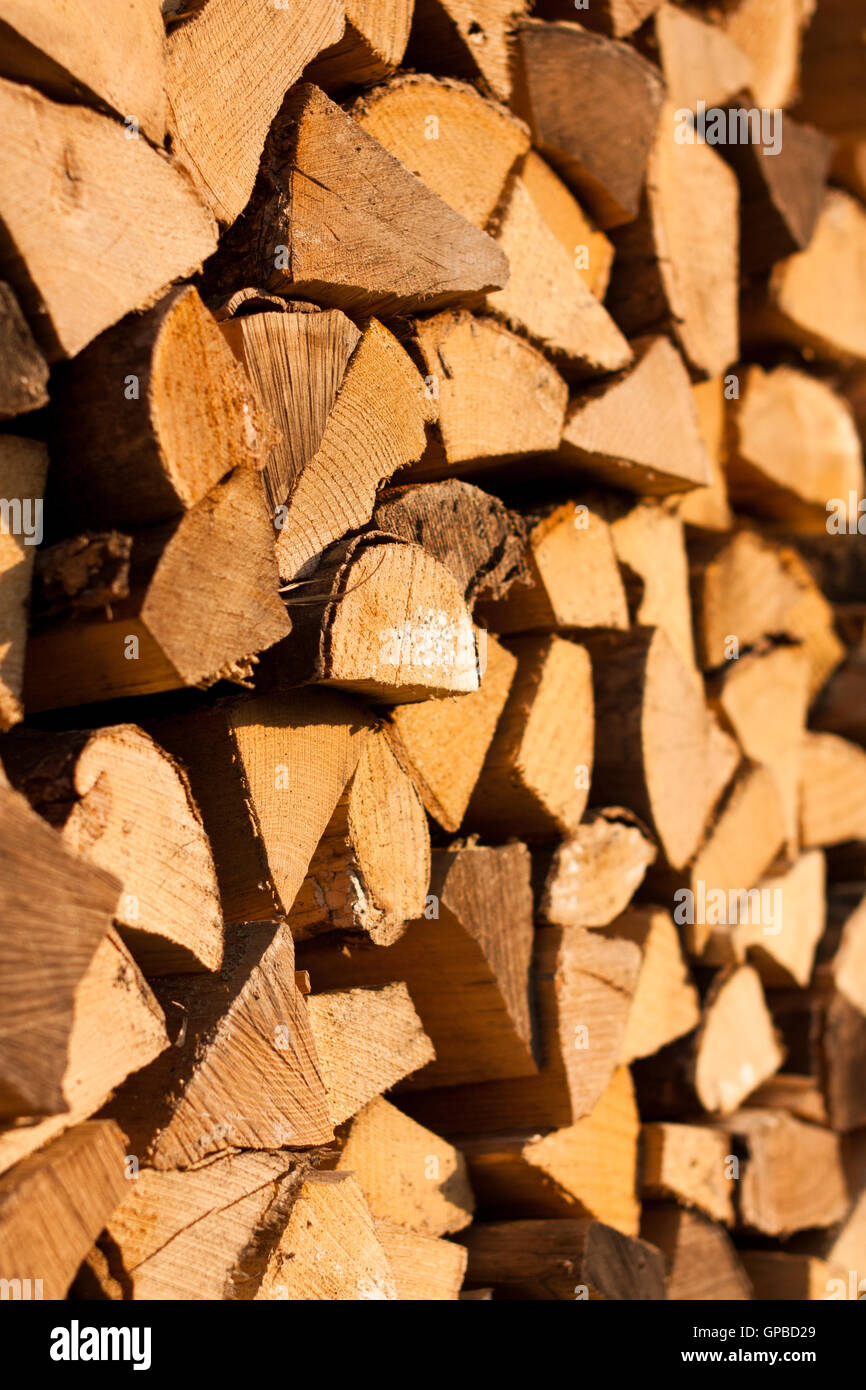 Stacks of firewood Stock Photo - Alamy