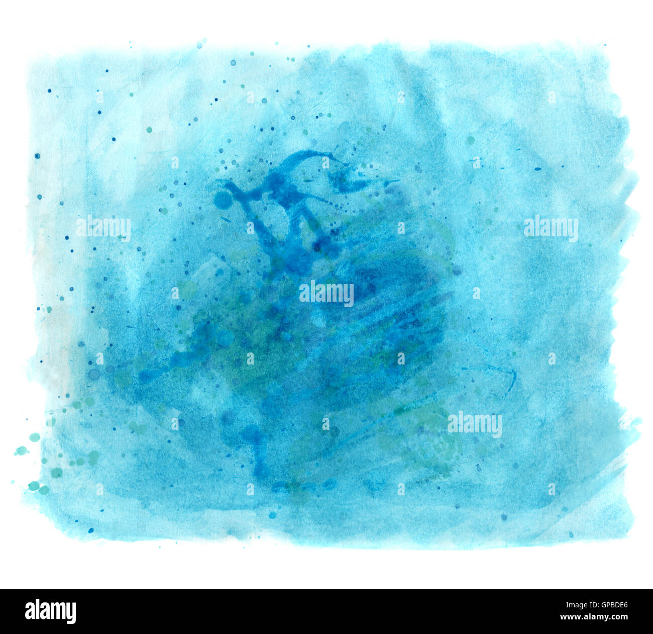 blue painting Texture with splash Stock Photo - Alamy