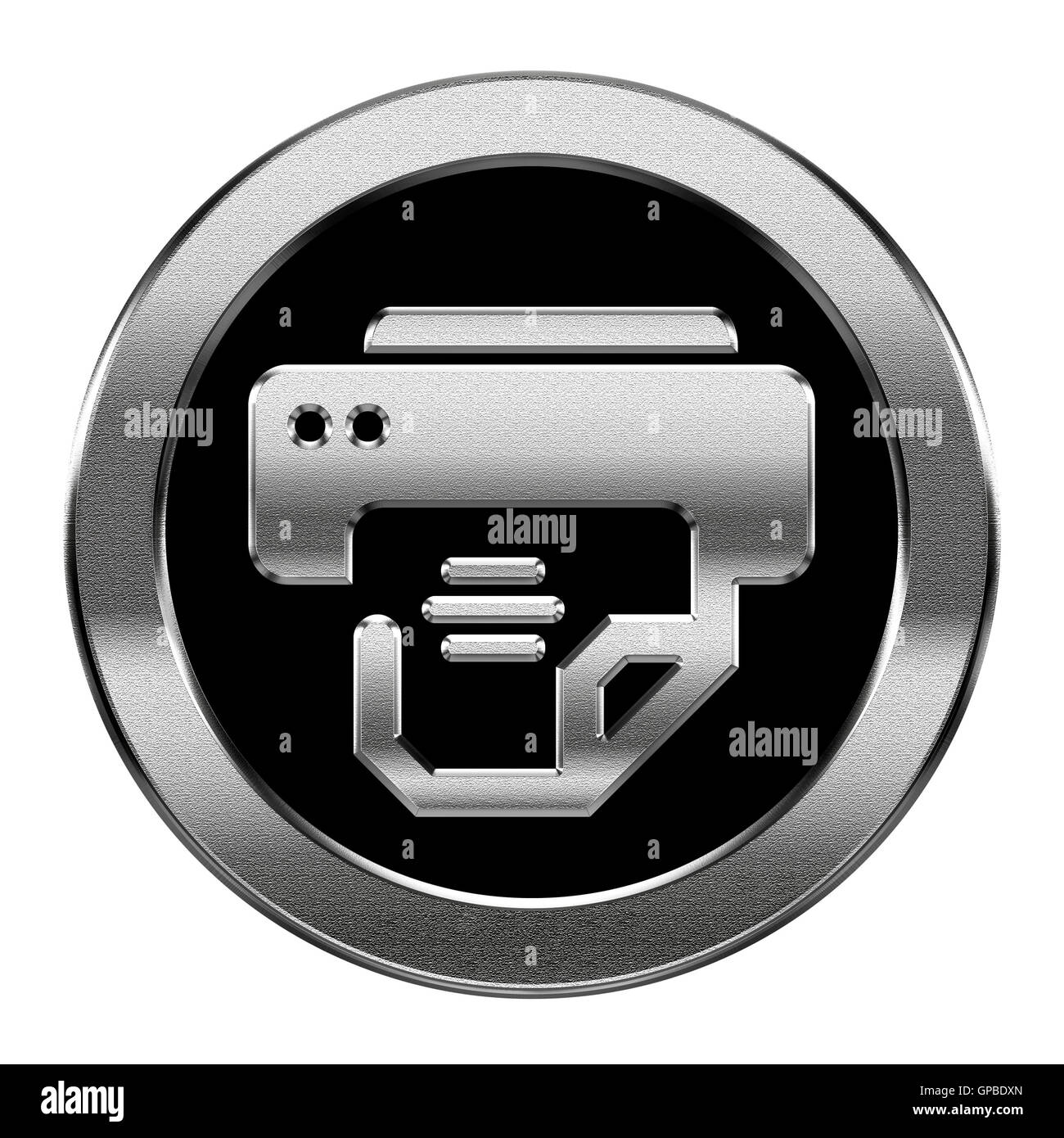 VIP icon silver, isolated on white background Stock Photo - Alamy