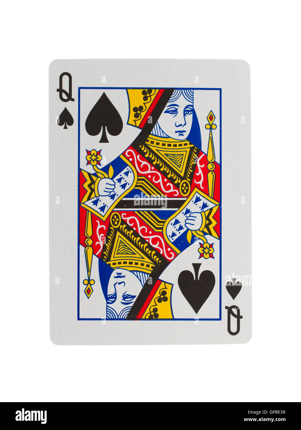 Old playing card queen hi-res stock photography and images - Alamy