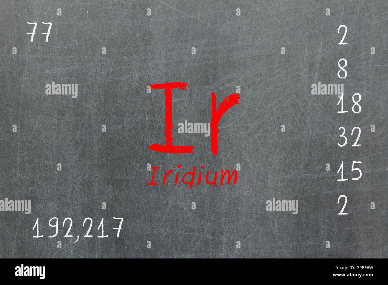Iridium atom hi-res stock photography and images - Alamy