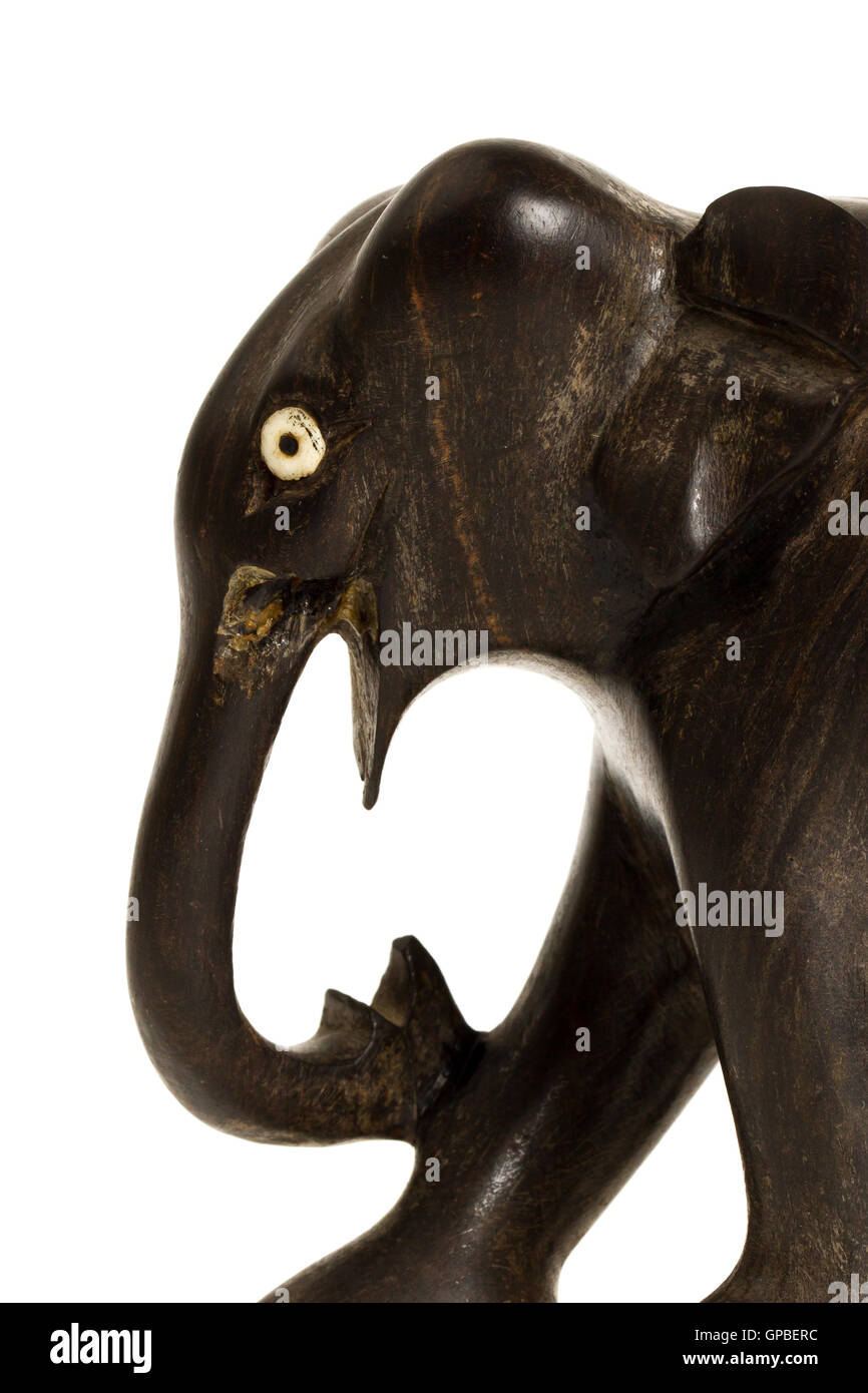 Very old ivory statue of an elephant Stock Photo - Alamy