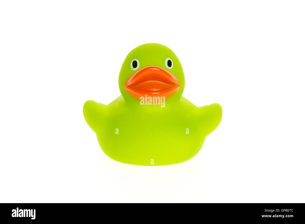 Green duck isolated Stock Photo - Alamy