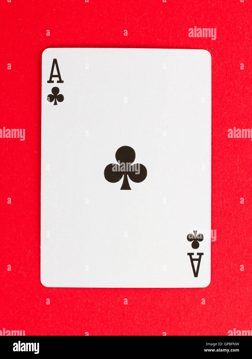 Old playing card (ace Stock Photo - Alamy