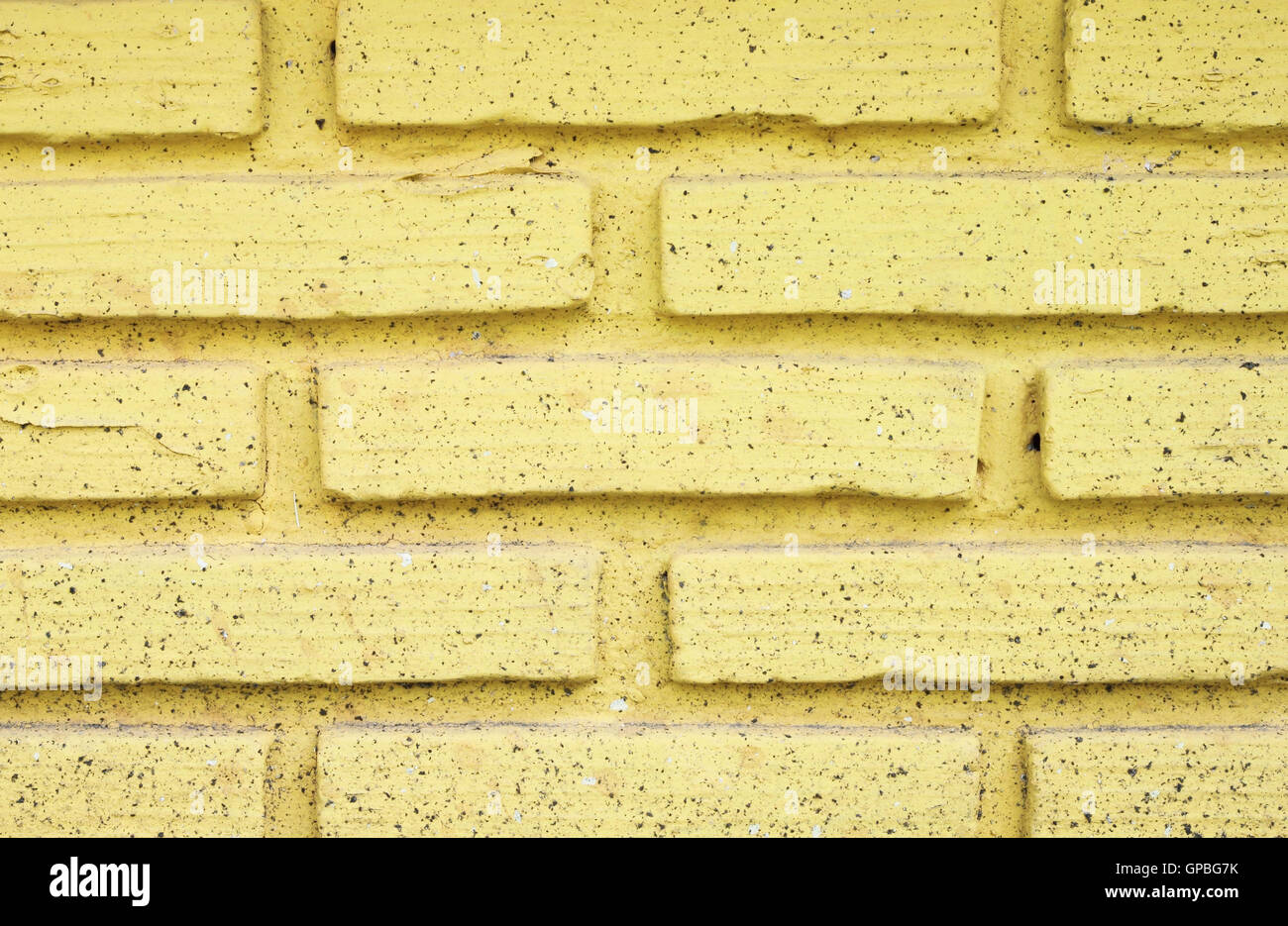 yellow brick wall texture background Stock Photo - Alamy