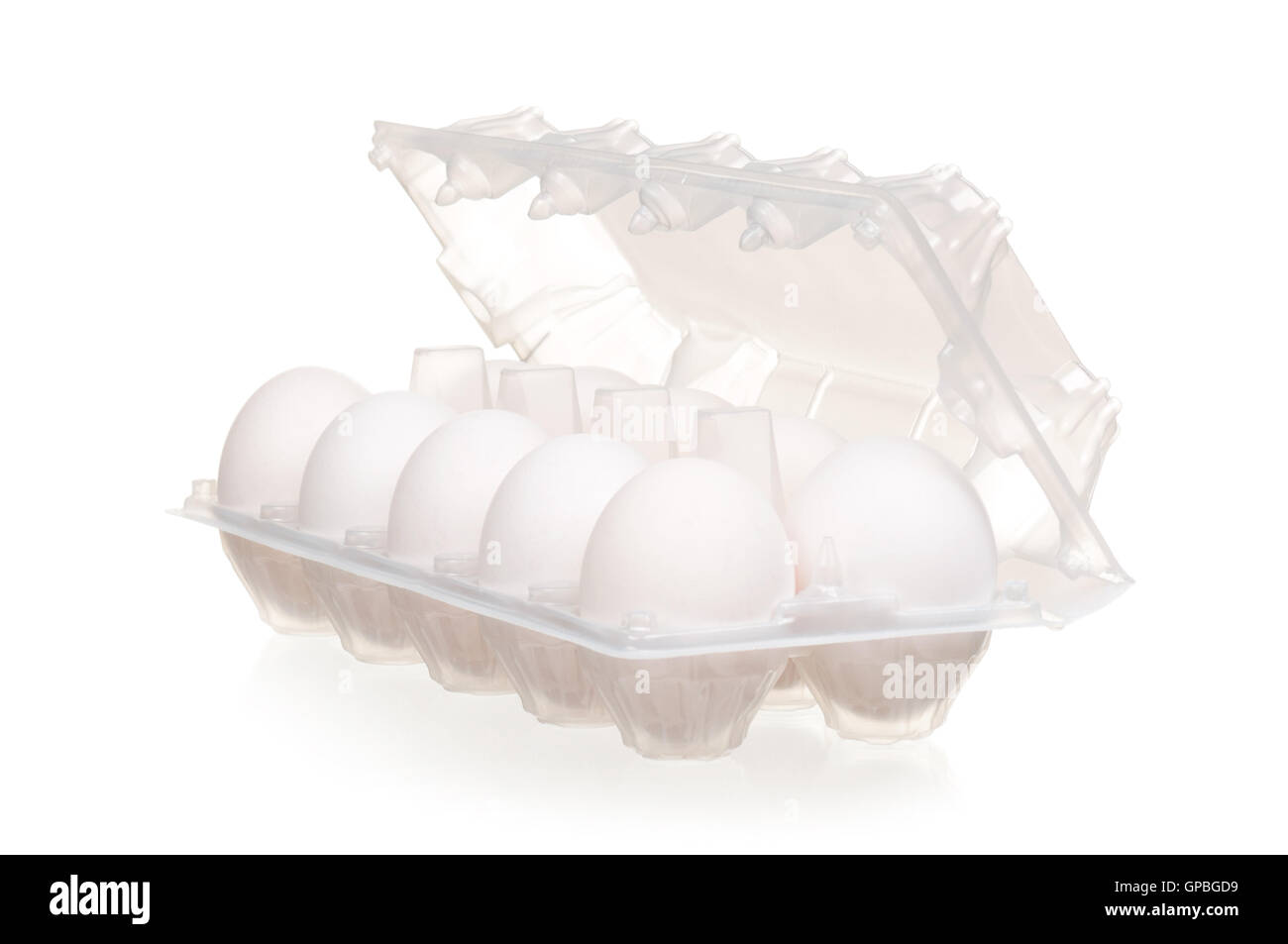 Eggs in box Stock Photo - Alamy