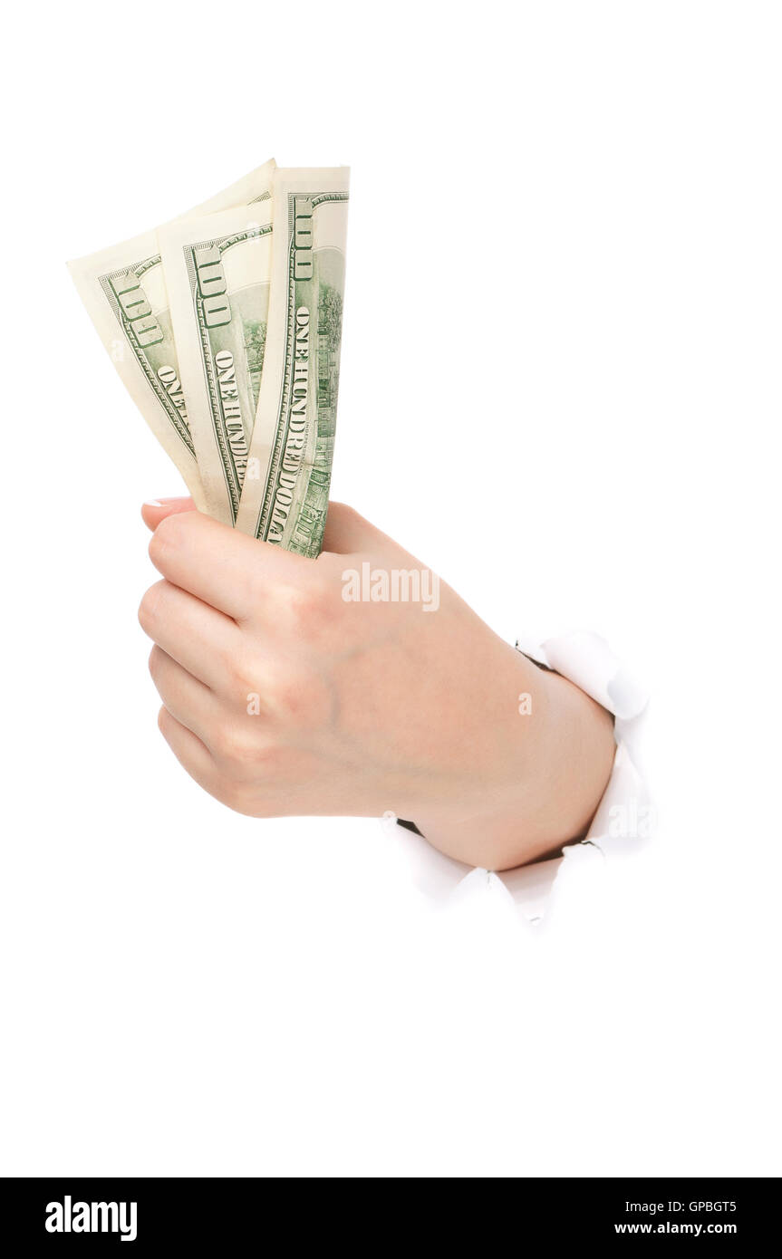Female arm and hand Cut Out Stock Images & Pictures - Alamy