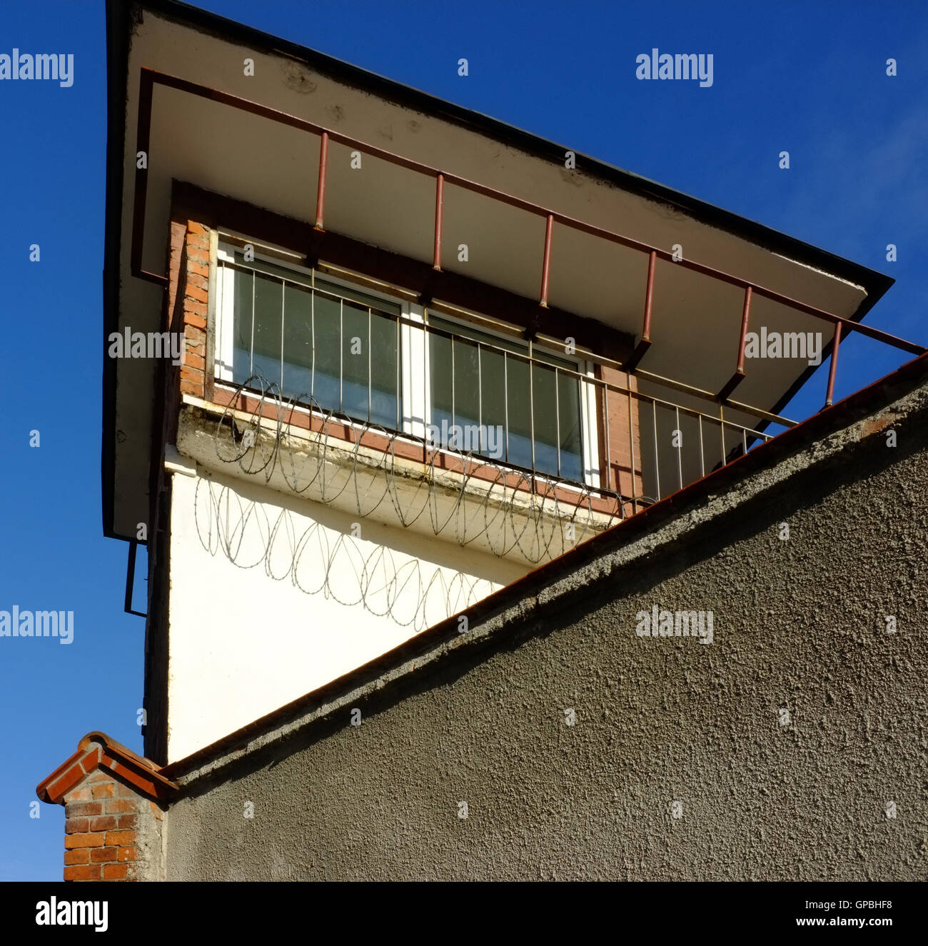 Prison guard tower hi-res stock photography and images - Alamy