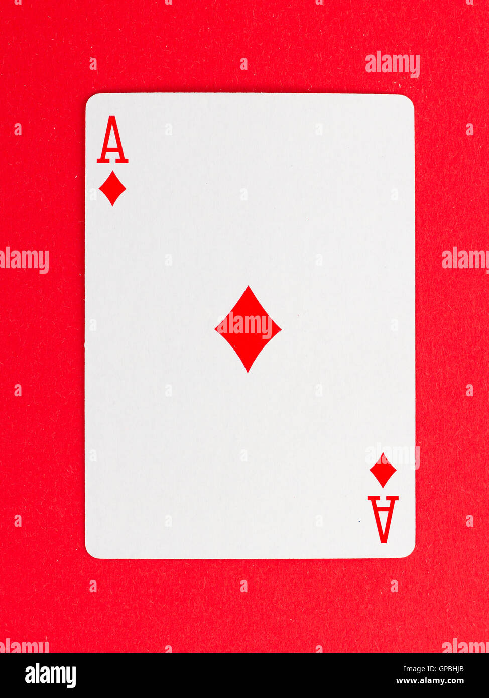Playing card (ace Stock Photo - Alamy